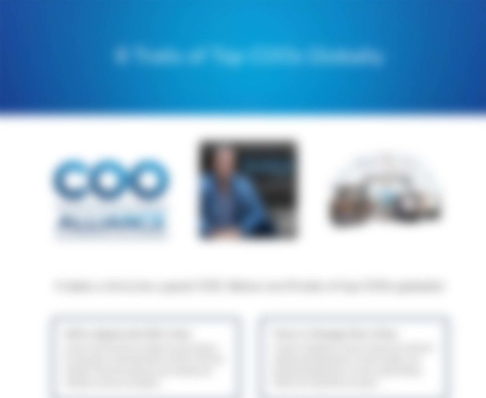 8 Traits of Top COOs - COO Alliance